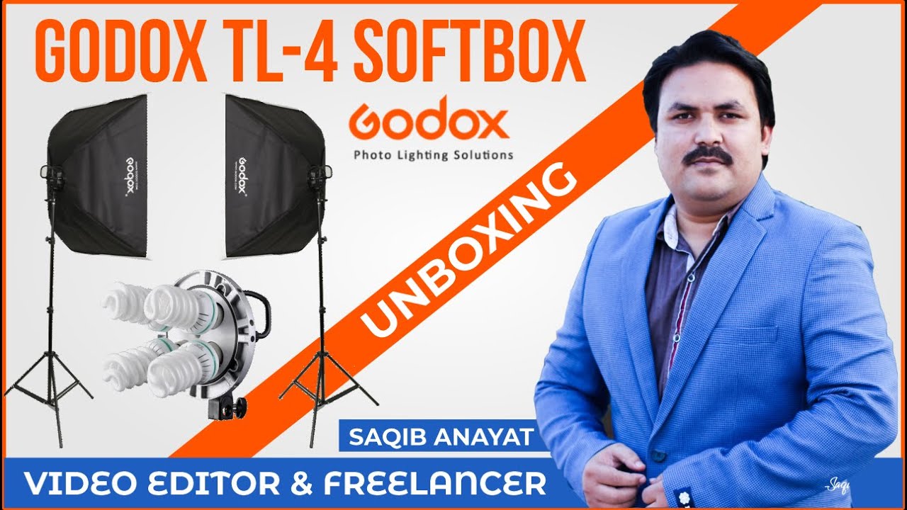 godox tl-4 softbox Unboxing | godox tl-4 review | godox softbox 60x60 - YouTube