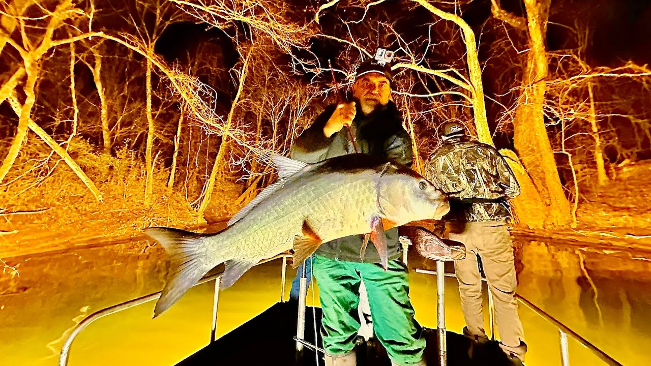 The Fish Moved Up Shallow - Bowfishing with Mike Ridings - YouTube