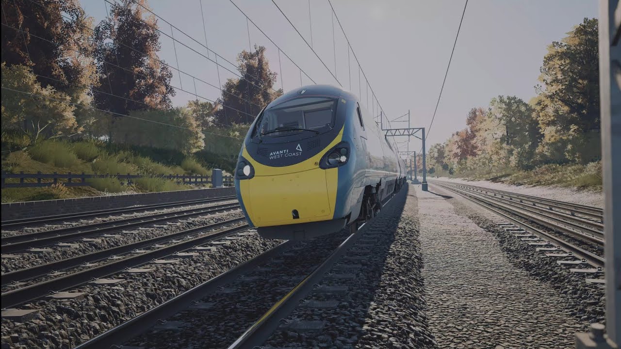 TSW5 WCML South Class 390 Pendolino London Euston to Milton Keynes ...