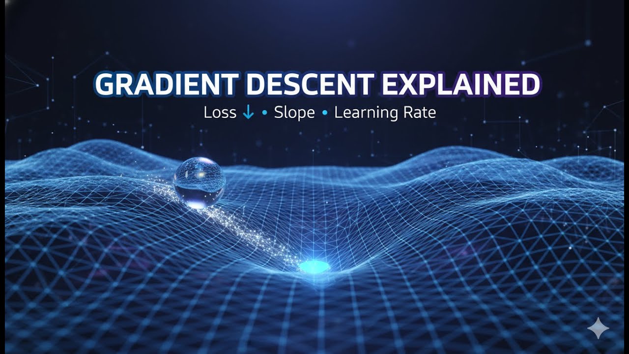 Gradient Descent Explained | How AI Models Learn (No Maths, Super Simple Visuals) - YouTube