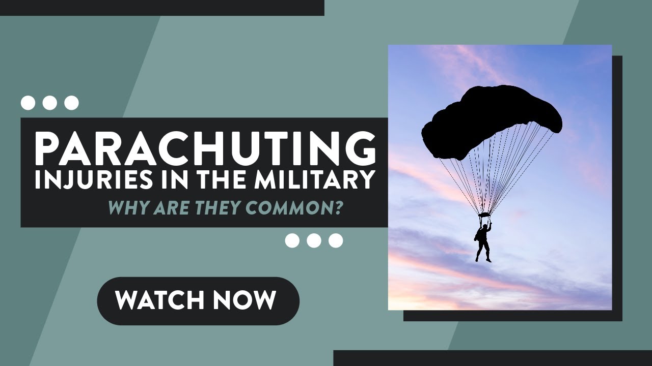 Why parachuting injuries are common in the military - YouTube
