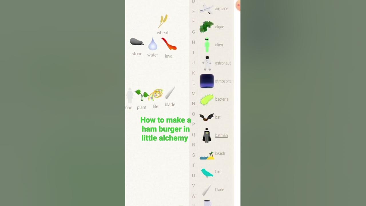 How To Make A Ham Burger In Little Alchemy YouTube how-to-make-a-ham-burger-in-little-alchemy-youtube