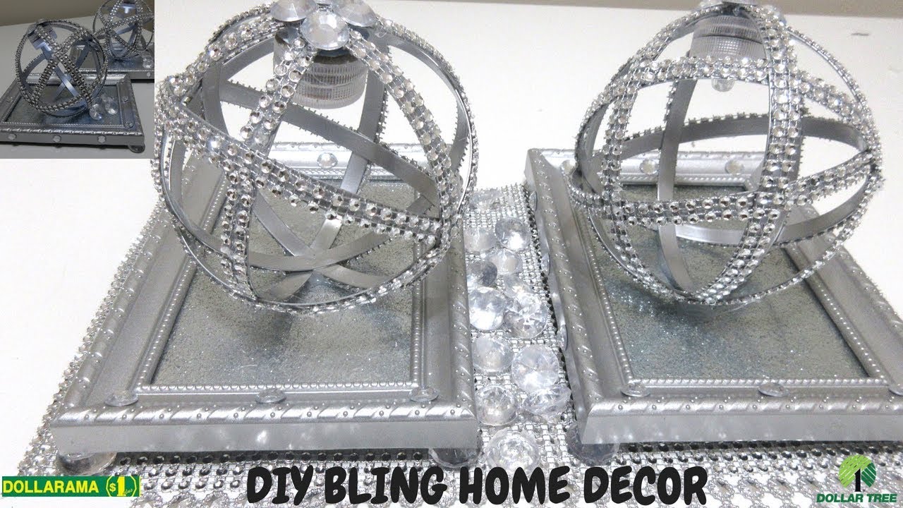 DIY BLING DOLLAR STORE HOME DECOR IDEA, DIY DOLLAR TREE DECOR, GLAM ...
