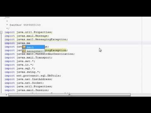 Java prog#87 JavaMail transfer email using gmail SMTP Download JavaMail ...