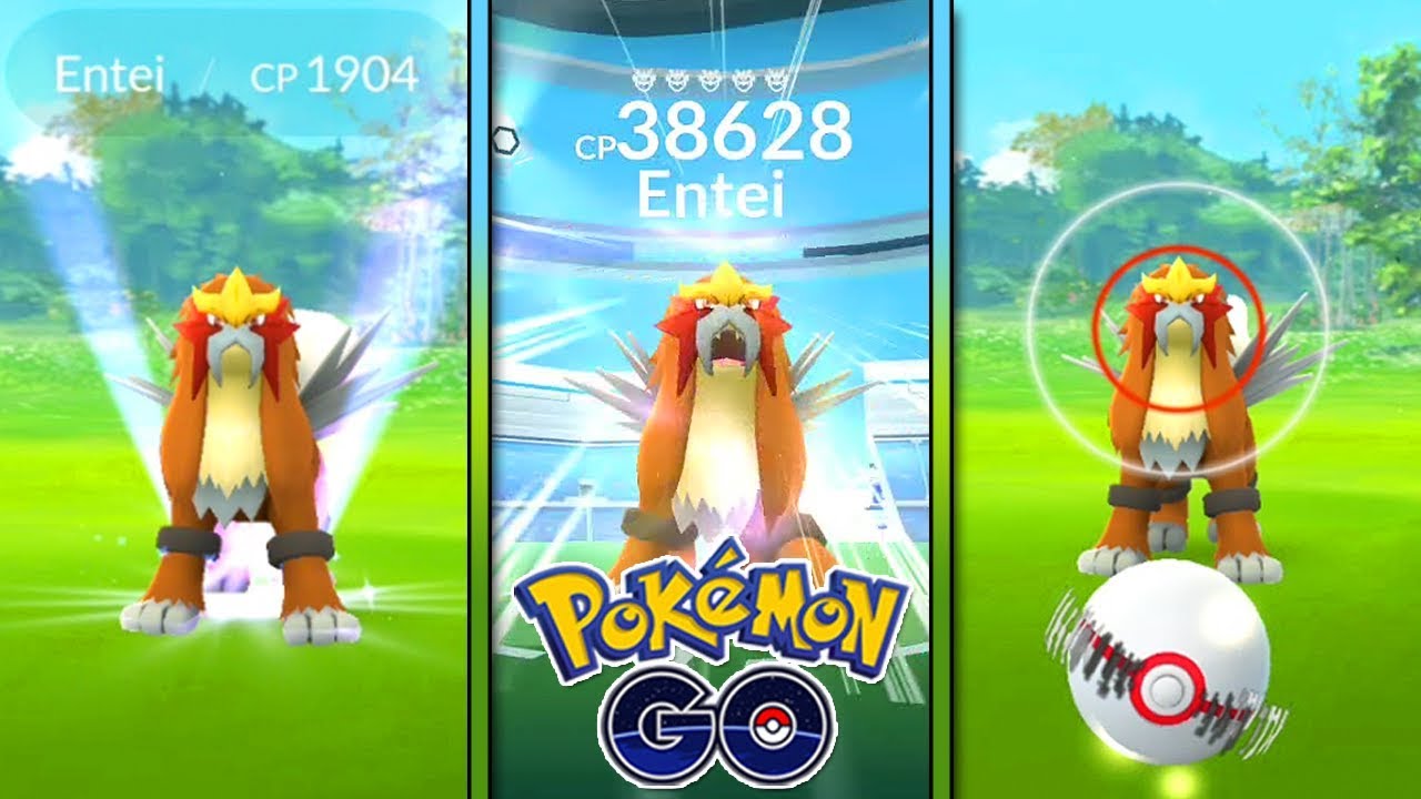 First Legendary Entei Raid in London - YouTube