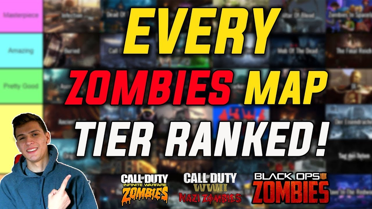 Tier RANKING Every Call of Duty ZOMBIES Map with Someone who HATES ...