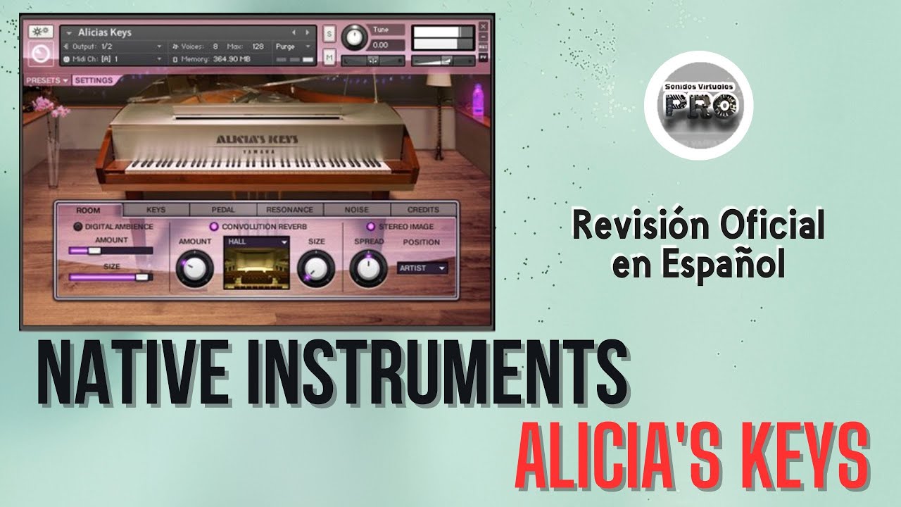 🎹Native Instruments Alicia's Keys🎹 -Revisión Oficial en Español- - YouTube