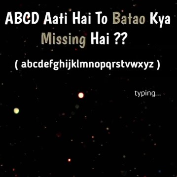 @Shiva__3k ABCD Aati hai To Batao kya Missing hao?🤔 - YouTube