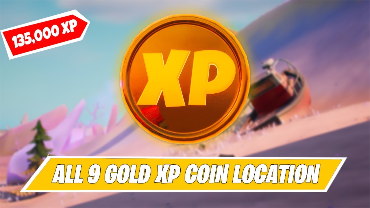 ALL 9 GOLD XP COIN LOCATION IN FORTNITE CHAPTER 2 SEASON 5 (WEEK 7 ...