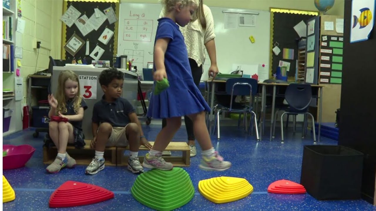 Pre-K students balance new set of skills through innovative motor lab ...