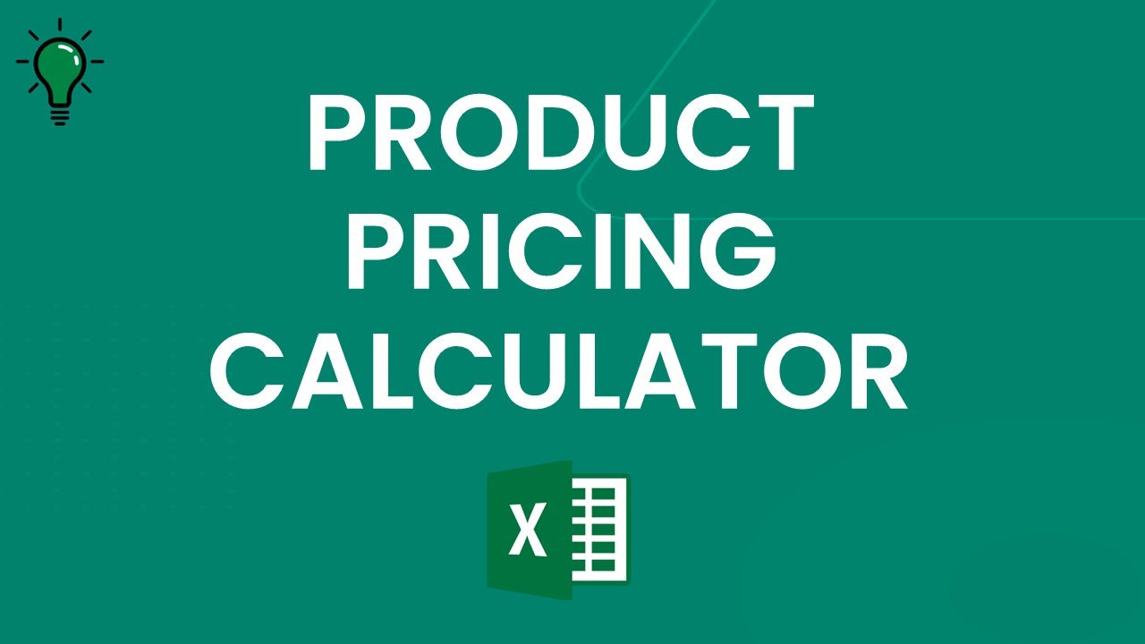 PRODUCT PRICING CALCULATOR: Master Product Pricing with Our Excel ...