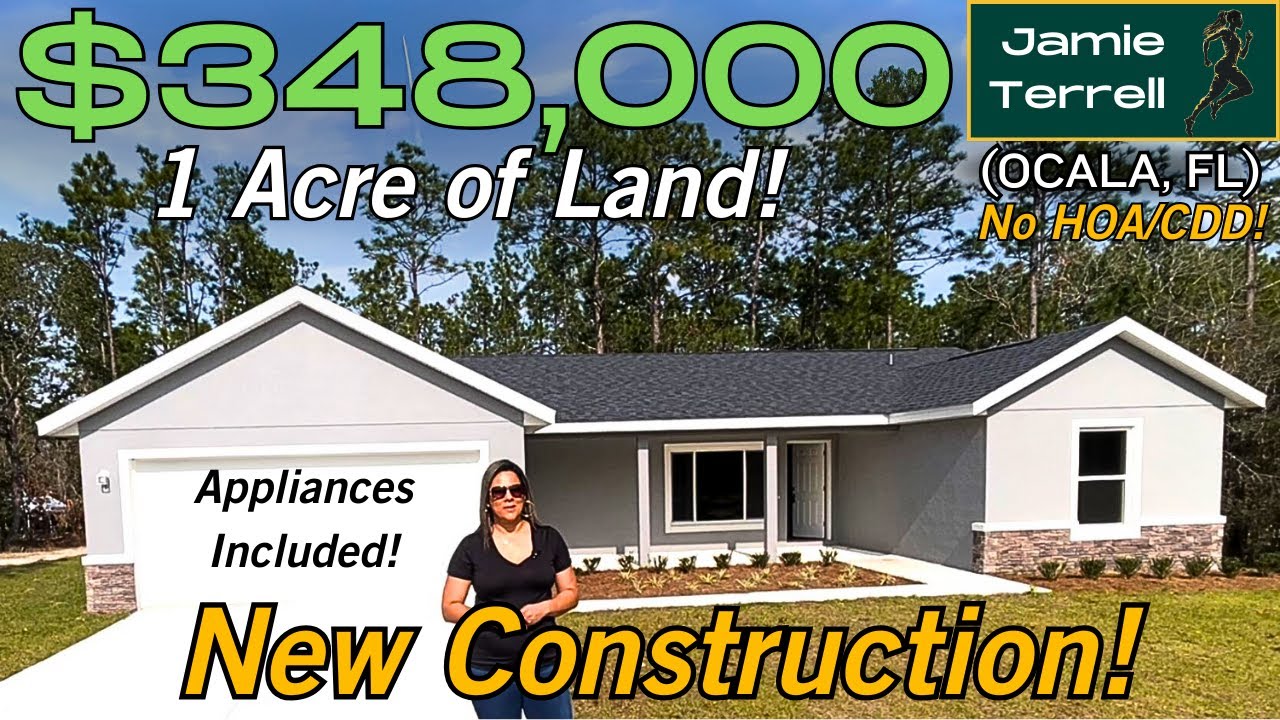 AMAZING QUIET HOME, 1 Acre of land, Appliances Included, No HOA or CDD ...