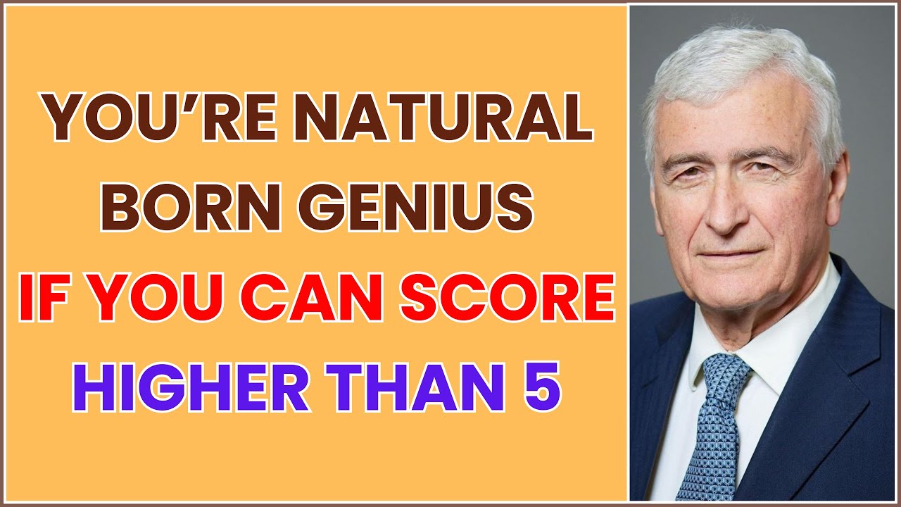 YOU’RE A NATURAL BORN GENIUS IF YOU CAN SCORE HIGHER THAN 5 IN THIS ...