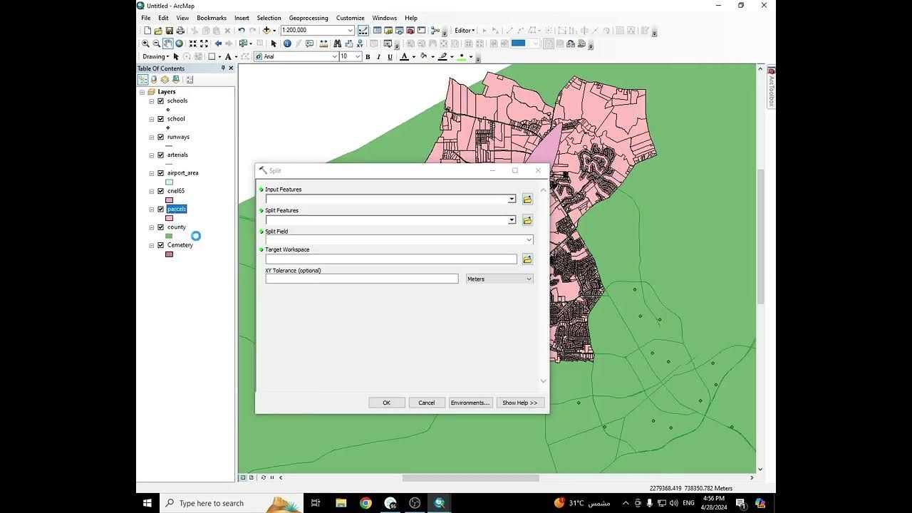 General analysis (extract) | ArcMap ارك ماب - YouTube