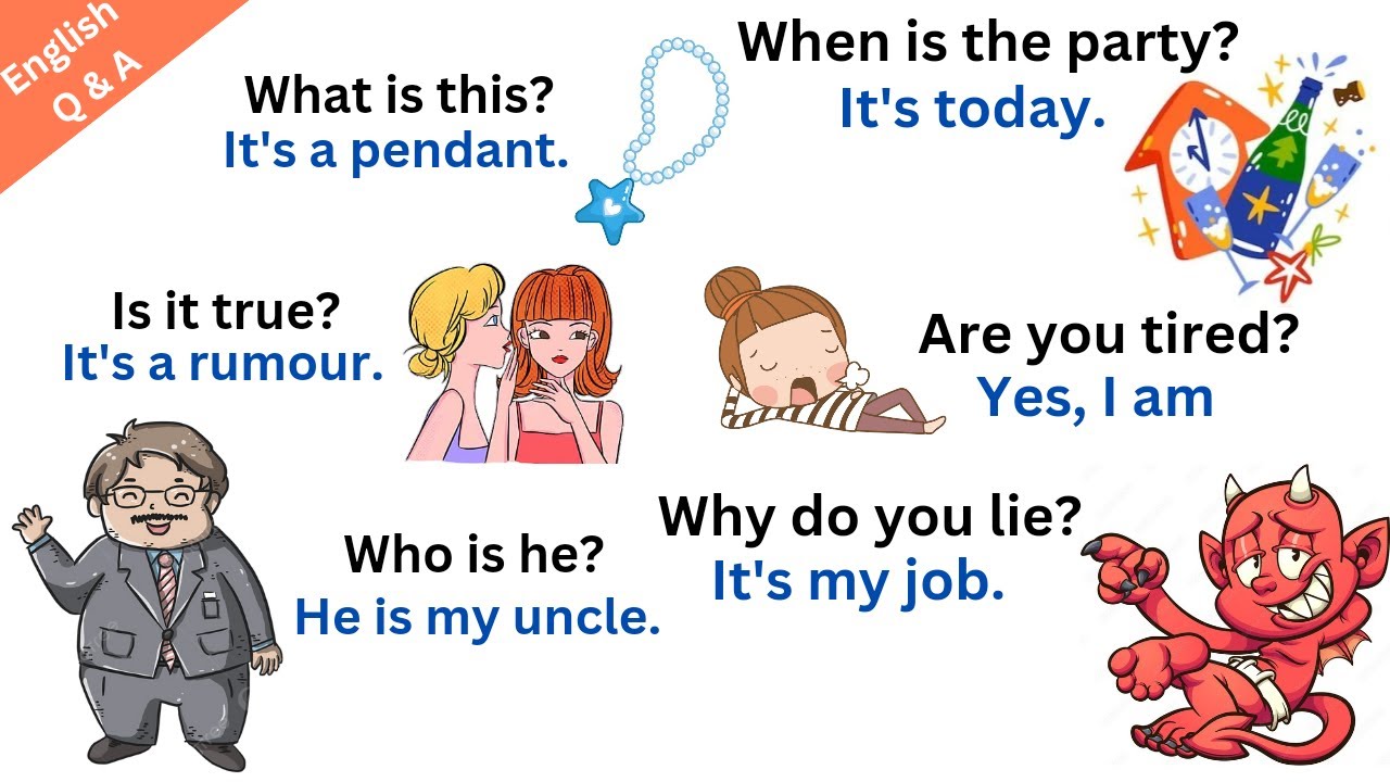 English Question & Answers | Fun Learning Question and Answers - YouTube