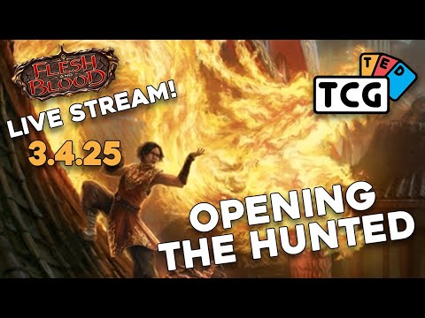 Flesh and Blood: Opening the NEWEST SET!! ⚔THE HUNTED⚔ #fabtcg - YouTube