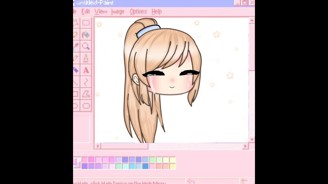 How to draw tears//Gacha life//tutorial - YouTube