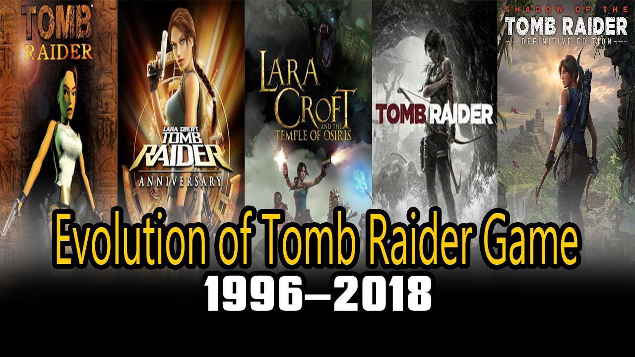 Evolution of Tomb Raider Game 1996-2018 - YouTube