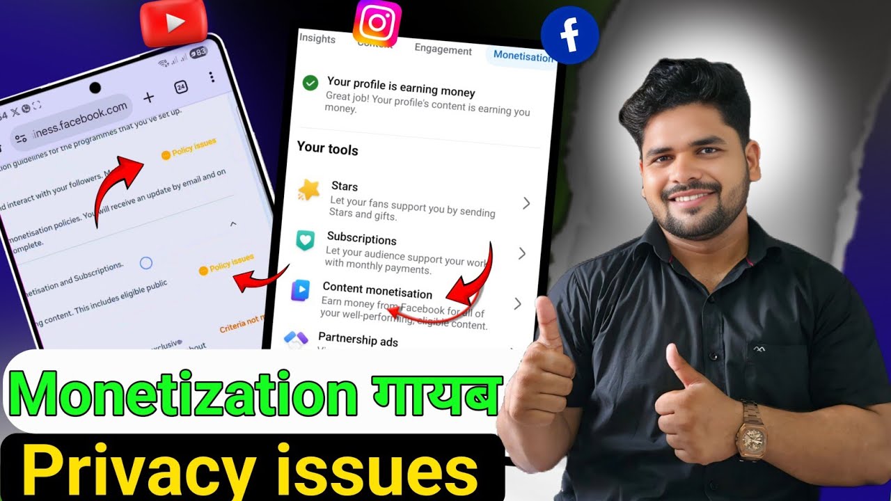 Facebook Monetization Setup | Content Monetization Setup | Monetization ...