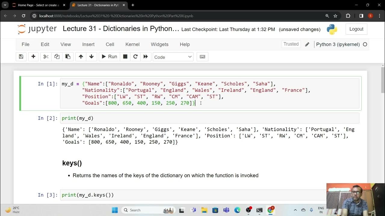 Mega Video | Lecture 31 | Dictionary in Python Part II - YouTube