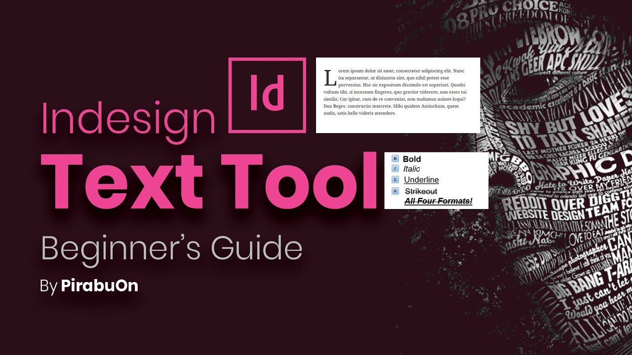 Indesign Text tools [For Beginners] tamil - Indesign with #PirabuOn ...
