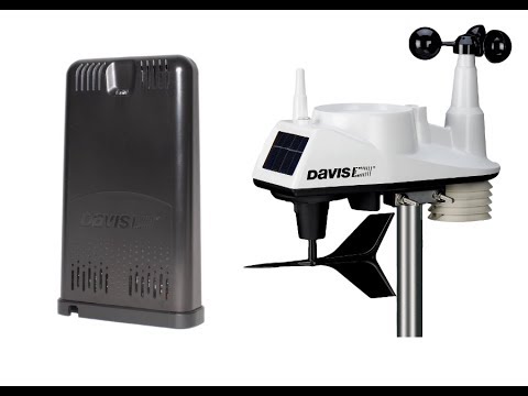 Davis Weatherlink LIVE, Stream Live Weather Online, Vantage Pro2 - YouTube