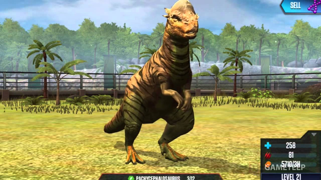 Jurassic World: The Game - Pachycephalosaurus // Max Level 40! - YouTube