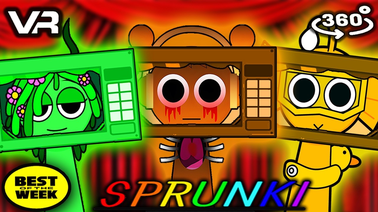 BEST week VR 360🔍Find Vineria vs Oren vs Bailey from Sprunki 360VR | Best Sprunki Compilation ...