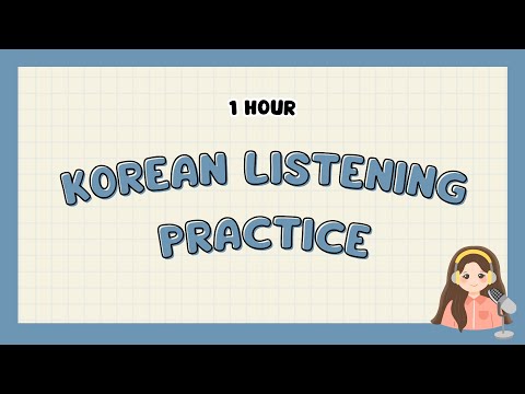 1 Hour of Korean Listening for Intermediate ❸