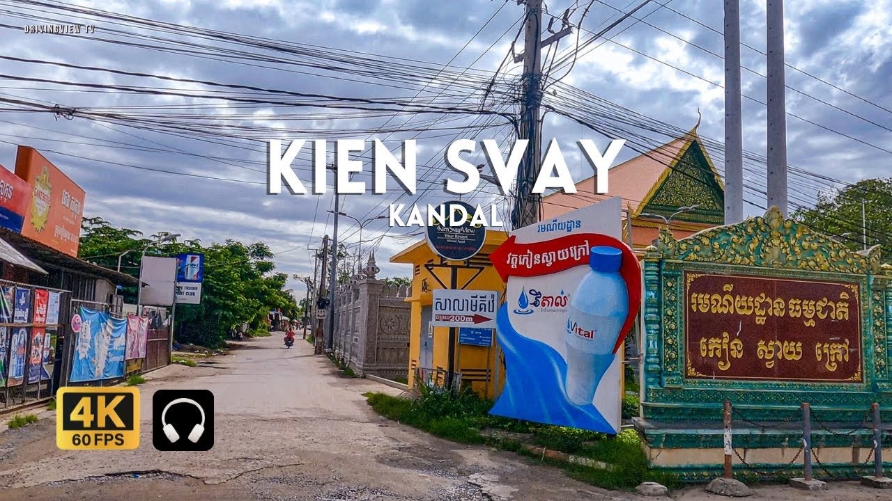 Drive through Phnom Penh & Kien Svay | 4K HDR - YouTube