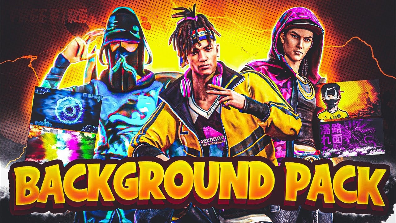 Free Fire thumbnail Background Pack || Free Fire GFX pack || skylord ...