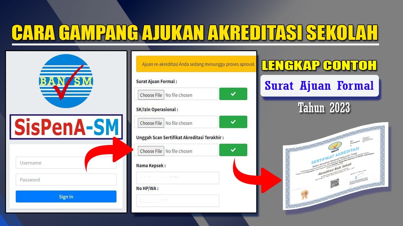 Cara Terbaru Ajukan Akreditasi Sekolah Melalui SisPenA-S/M 2023 ...