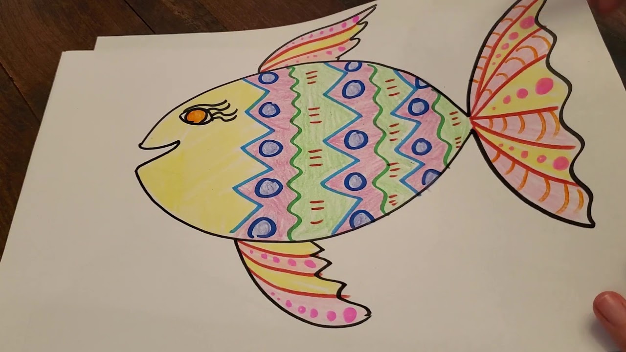 PK to 2nd Grade: Pattern Fish - Art with Mrs. Soto - YouTube