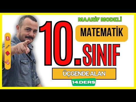 Üçgende Alan -10. Sınıf Matematik - maarif model- yeni müfredat - ders 14