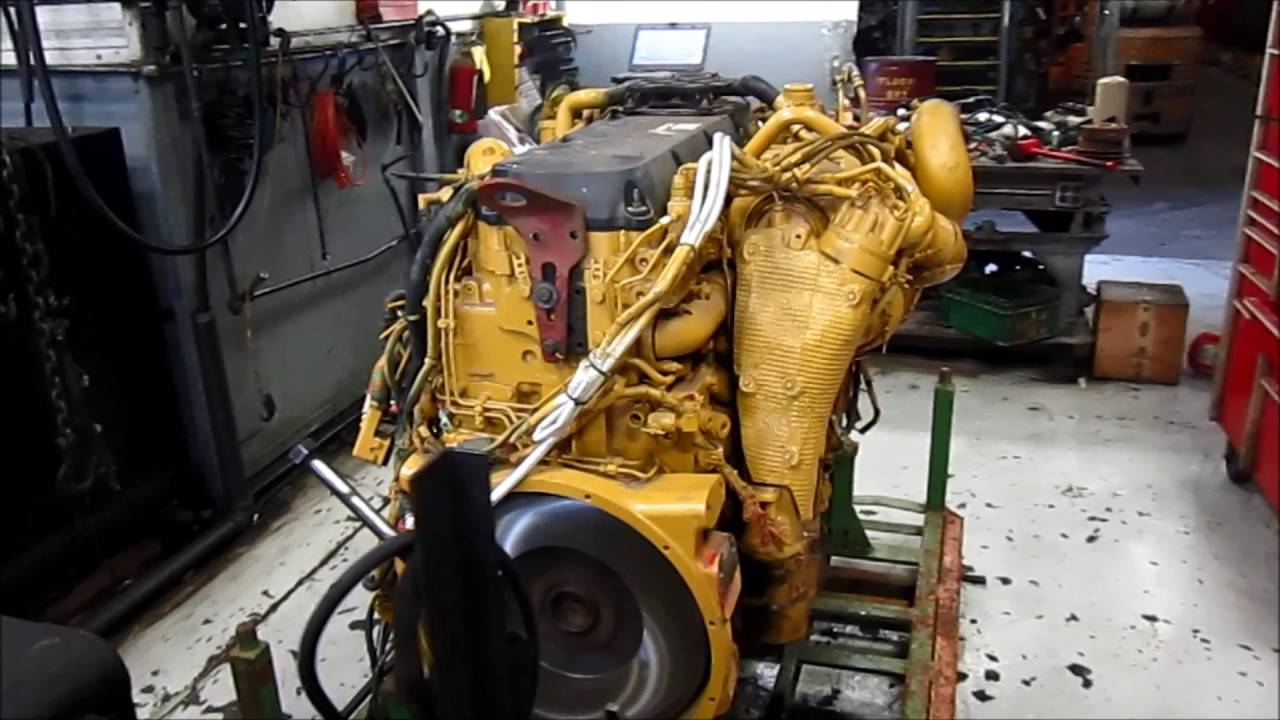 2008 CAT C13 Acert Engine Running - YouTube