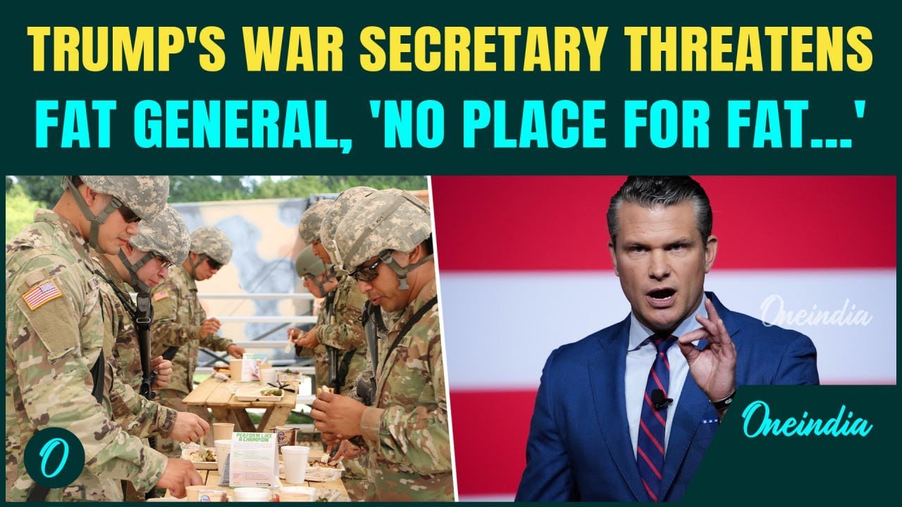 VIDEO:‘No More Fat Generals’: Trump’s War Secretary Hegseth Orders ...