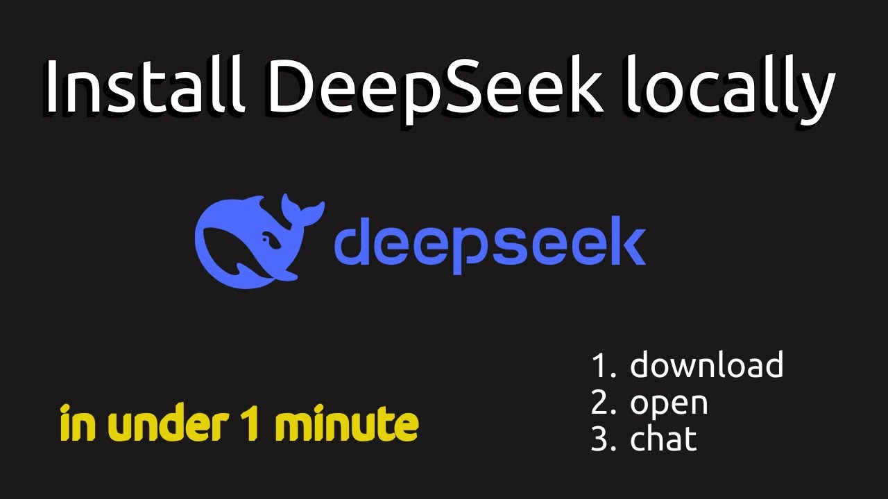 How to install DeepSeek locally on your computer in Under One Minute ...