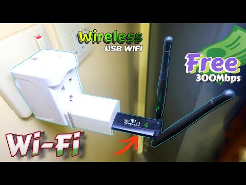 Free Wireless Wi-Fi 300 Mbps | Setup and Speed Test USB Wi-Fi Repeater
