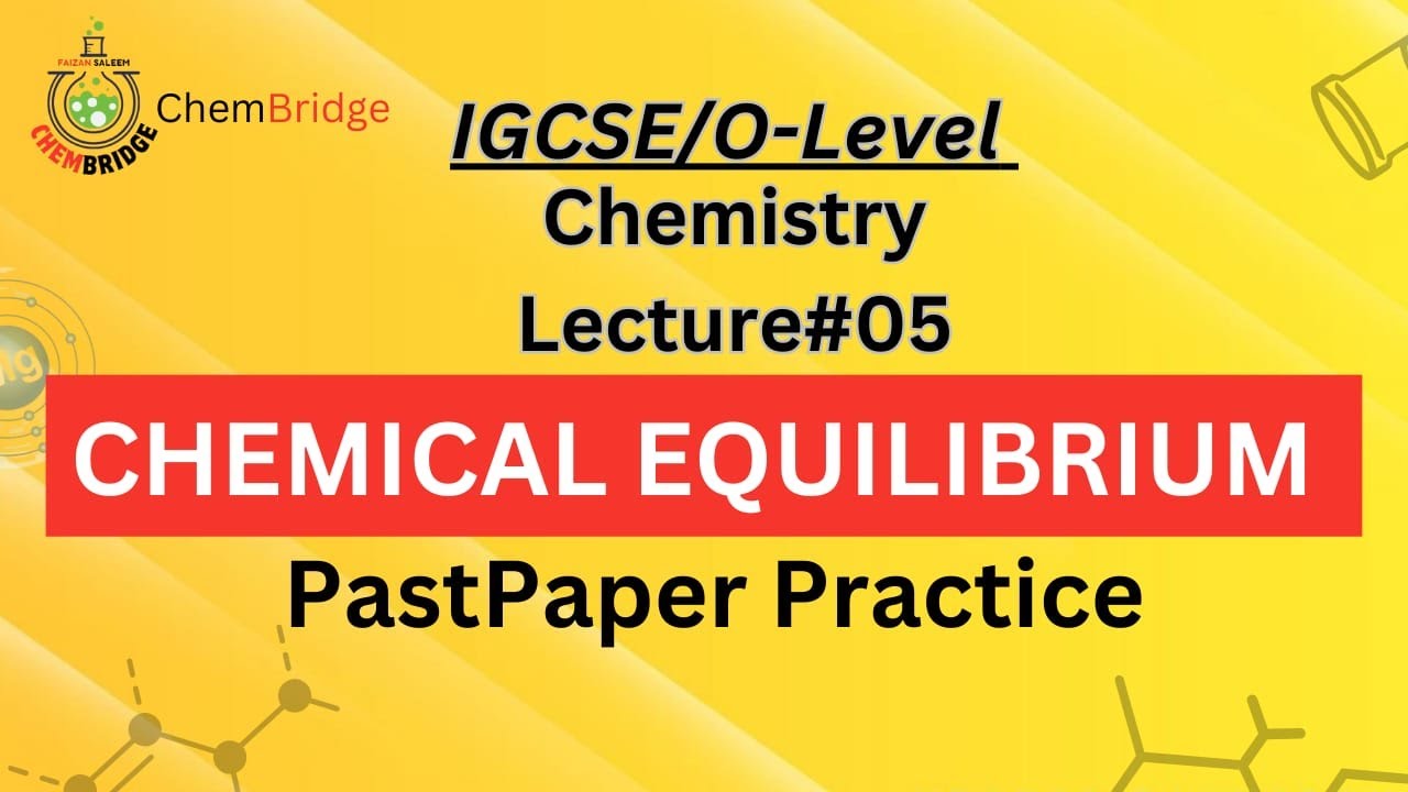 IGCSE Chemistry: Past paper Questions of Chemical Equilibrium - YouTube