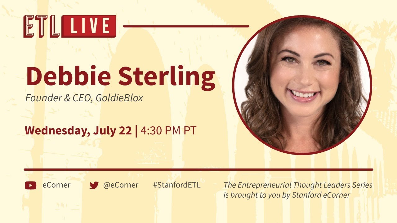 ETL Speaker Series: Debbie Sterling, GoldieBlox - YouTube