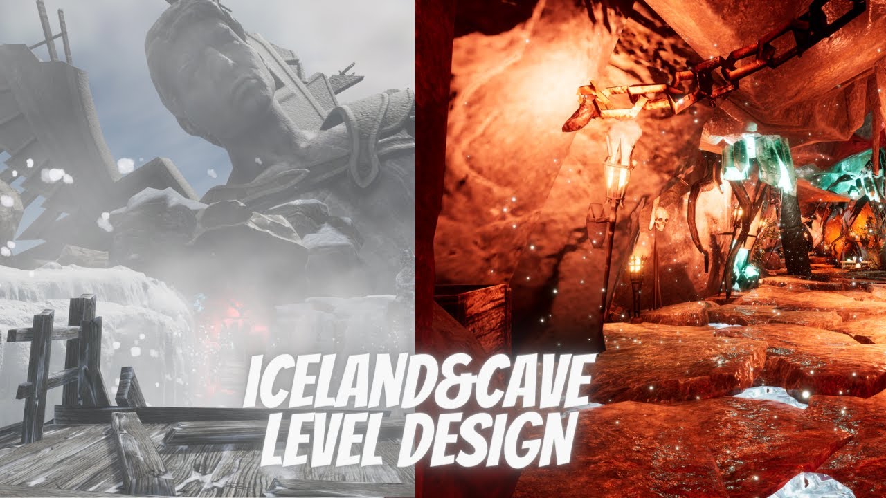 Iceland&Cave Level Design - YouTube