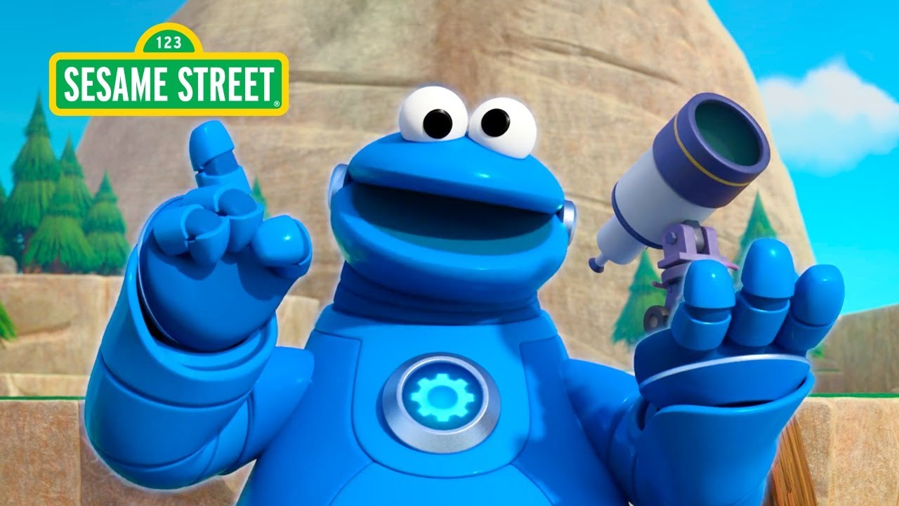 Mecha Cookie Monster vs Giant Magnet #sesamestreet #mechabuilders - YouTube