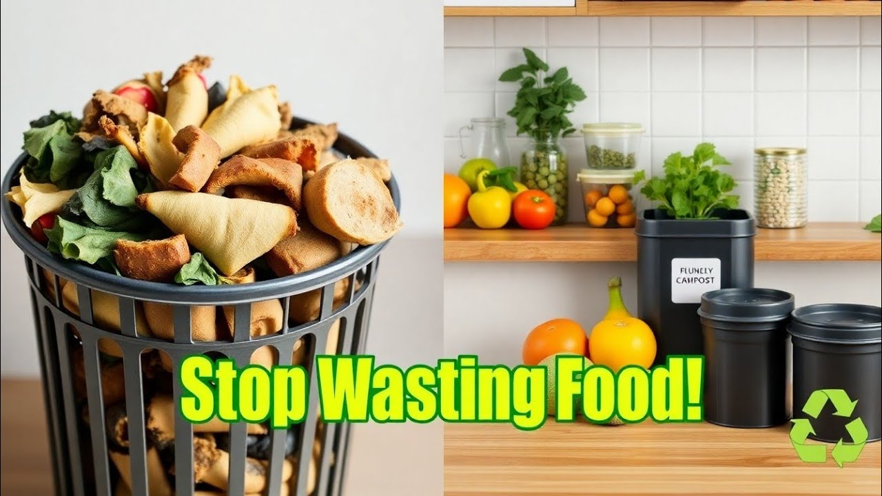 10 Simple Ways To Reduce Food Waste at Home! - YouTube