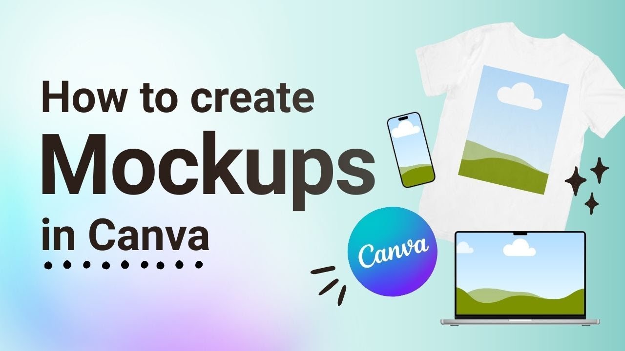 How to Make Mockups in Canva - YouTube