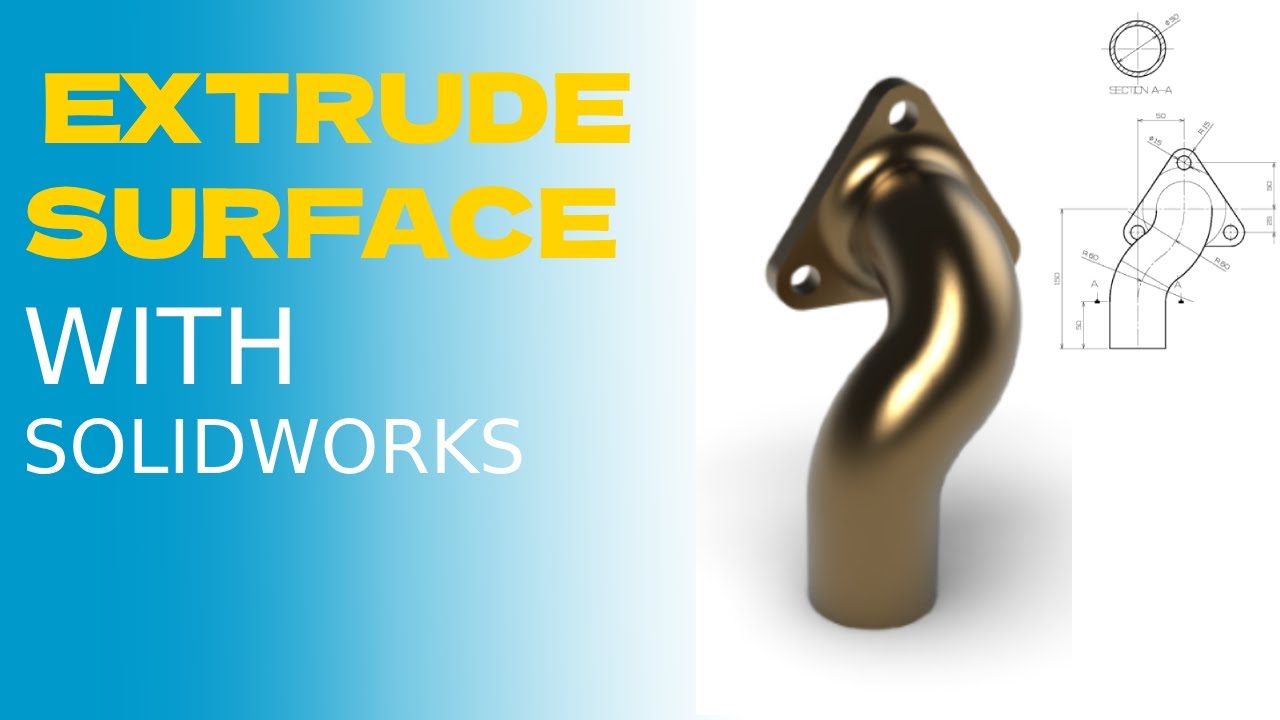 SOLIDWORKS EXTRUDE SURFACE - INTERSECTION CURVE | LUYỆN VẼ CHI TIẾT ...