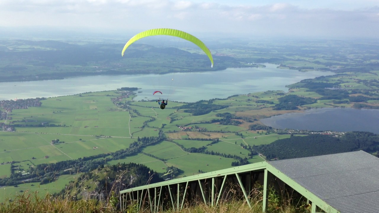 Paragliding in Germany - YouTube