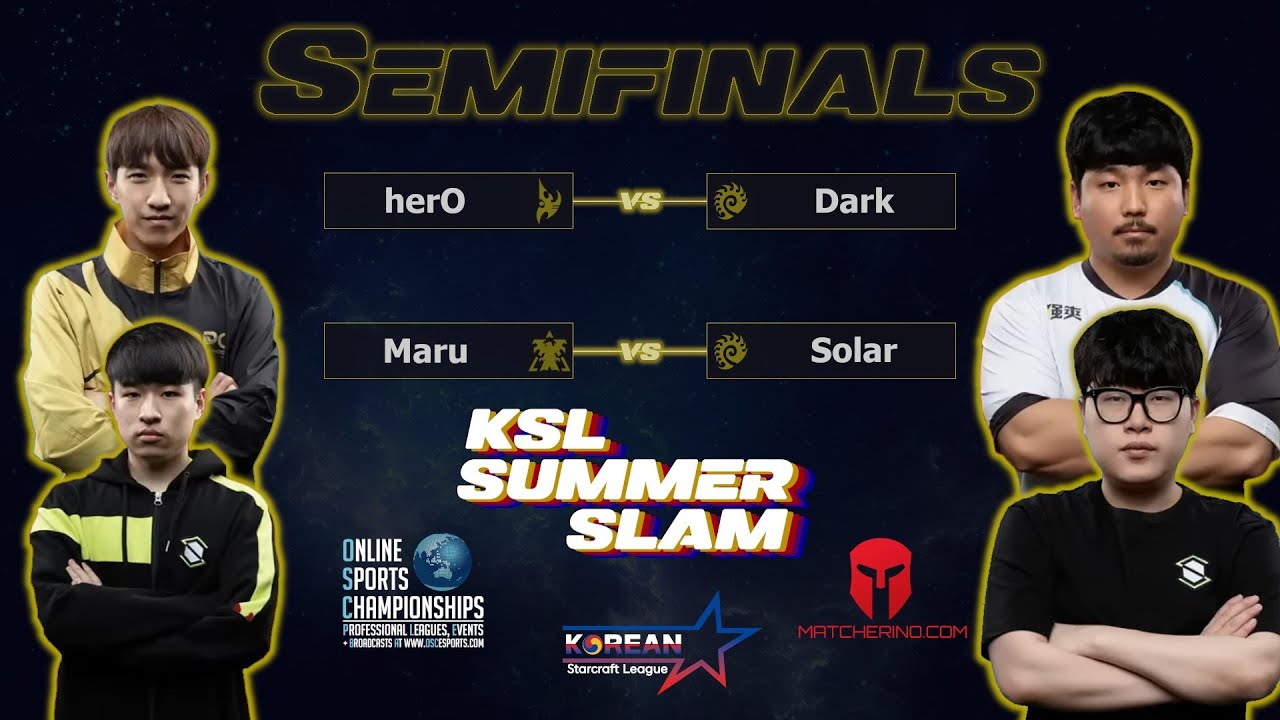 StarCraft 2 - Korean StarCraft League Summer Slam Semifinals - YouTube