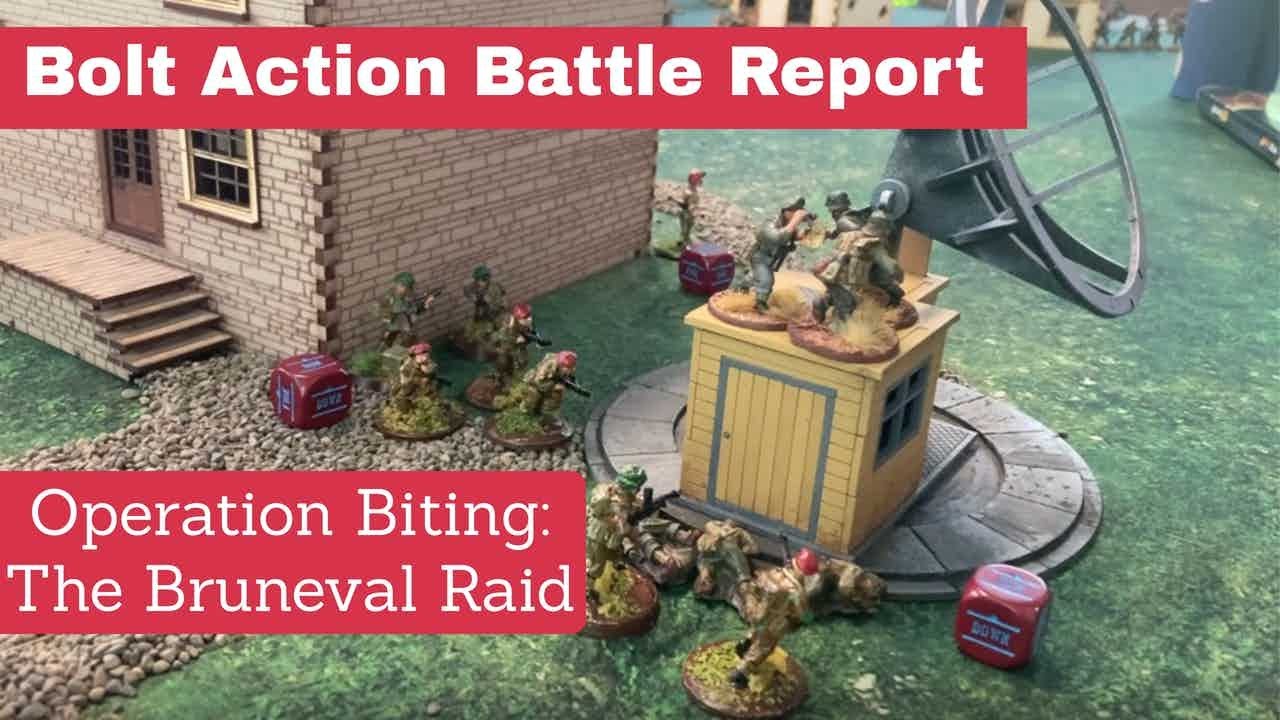 Bolt Action Battle Report: Operation Biting - The Bruneval Raid - YouTube