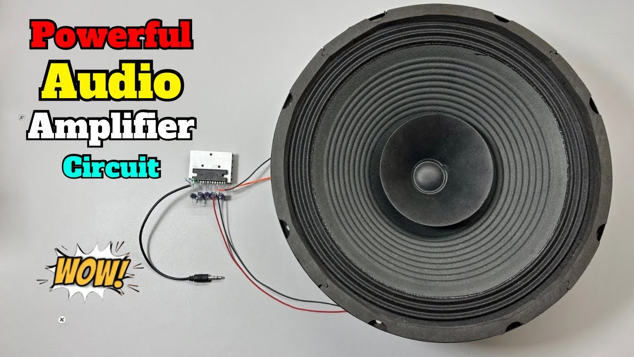 Powerful Audio Amplifier Circuit | CD4440 IC Amplifier Circuit ...