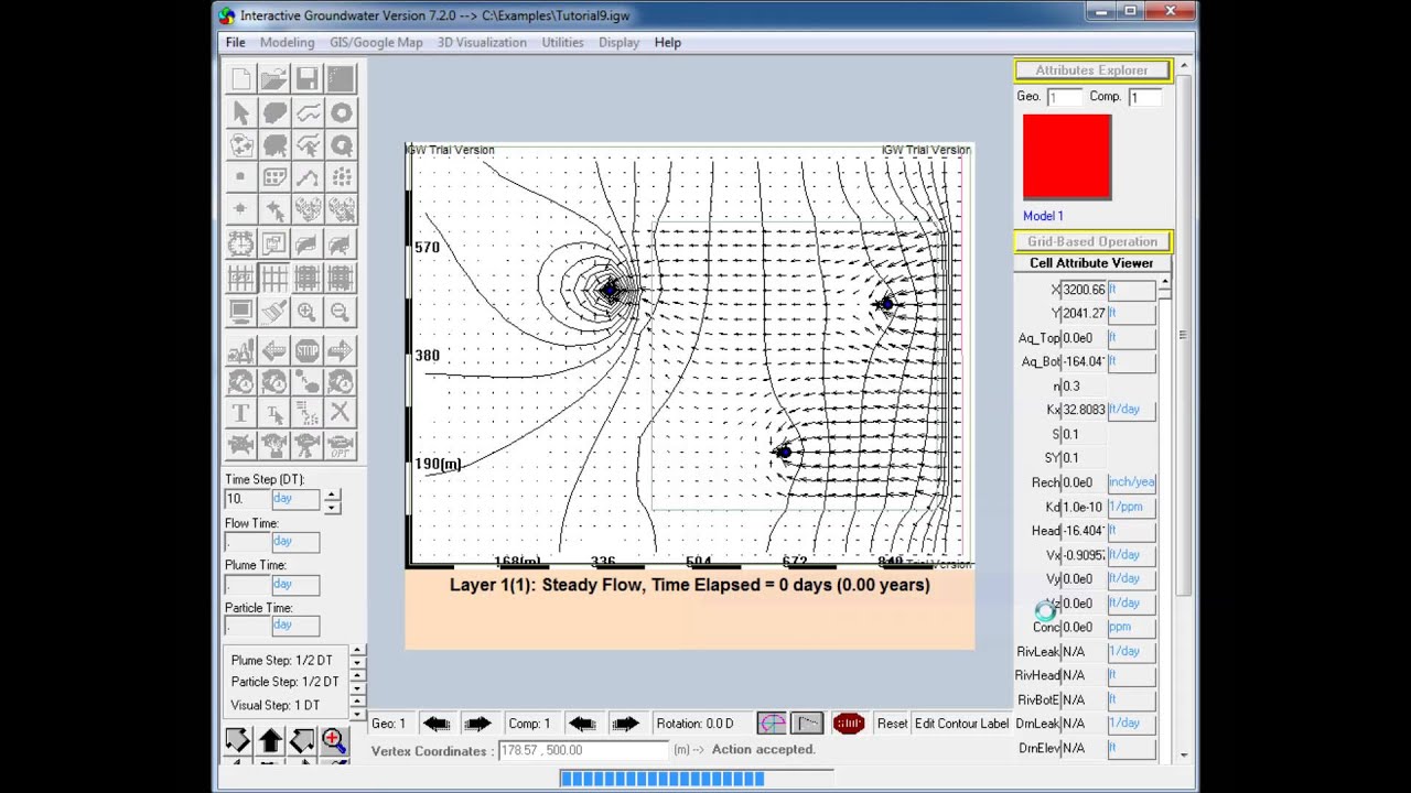 Tutorial 9 - Manual and Automatic groundwater model calibration ...